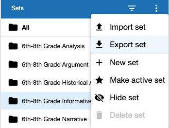 Managing QuickMark sets – Turnitin Guides