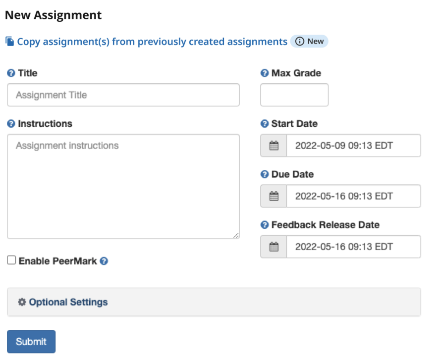Using the Turnitin Assignment Copy tool in Feedback Studio with Moodle LTI 1.3 – Turnitin Guides