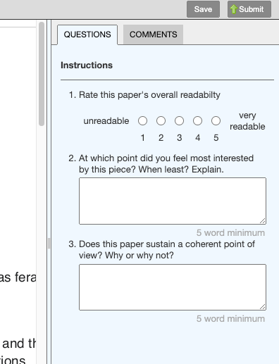 Writing a peer review – Turnitin Guides