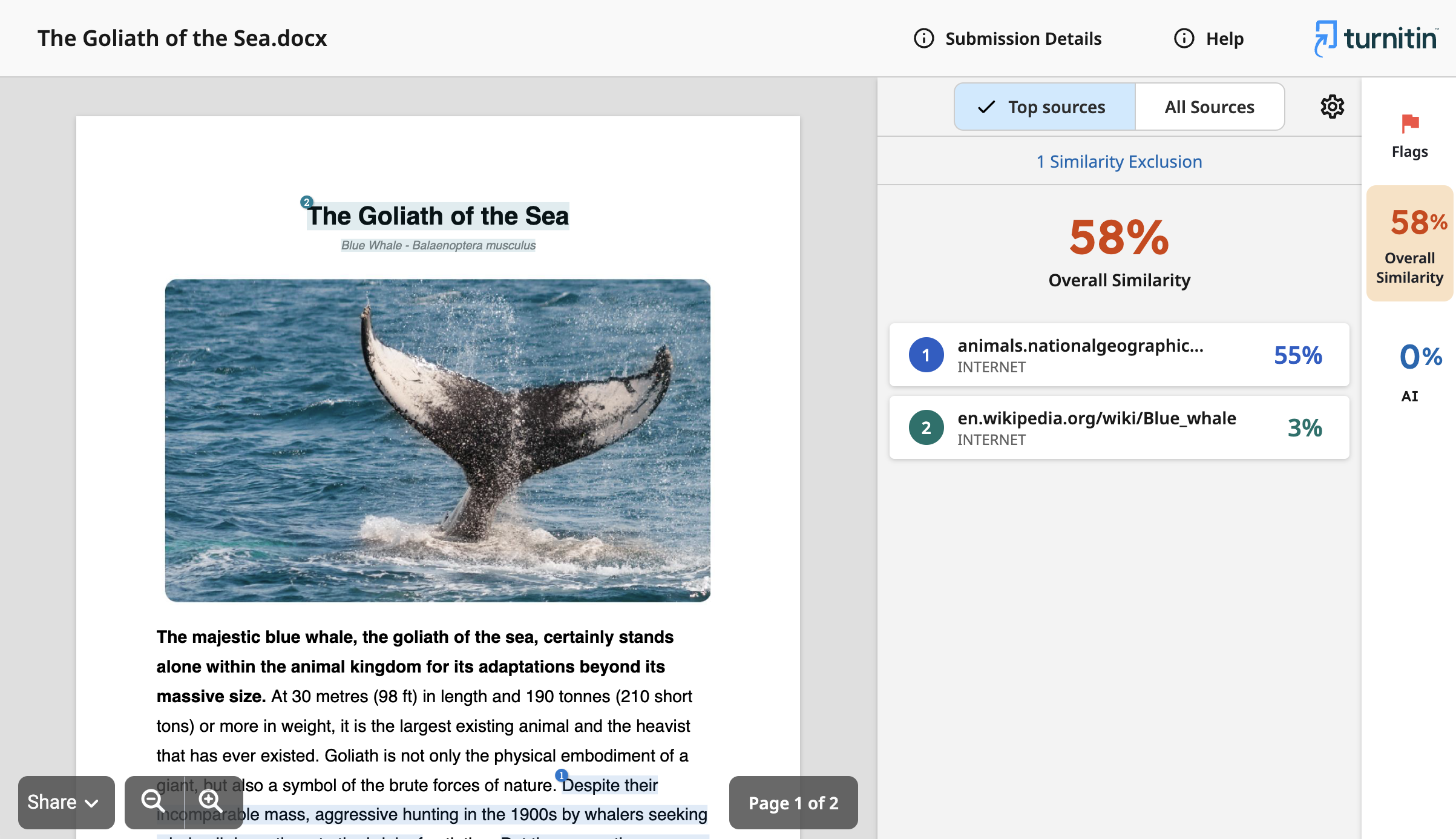 Which version of the Similarity Report am I using? – Turnitin Guides