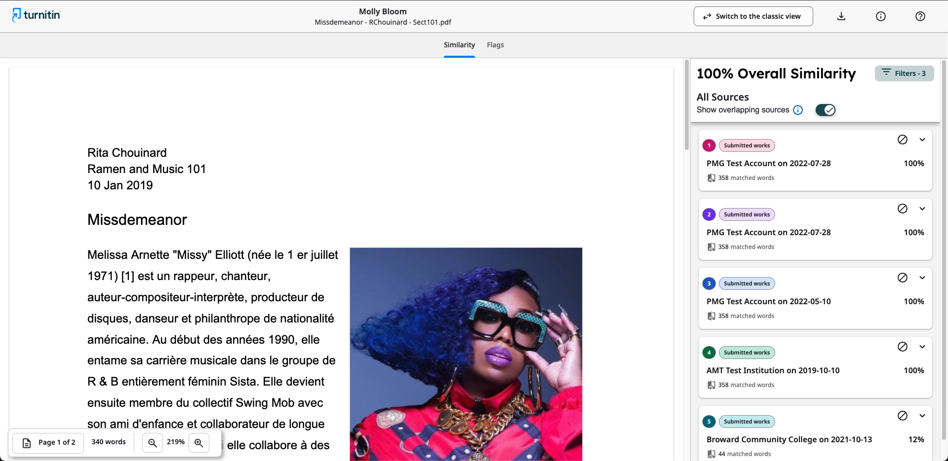 Which version of the Similarity Report am I using? – Turnitin Guides