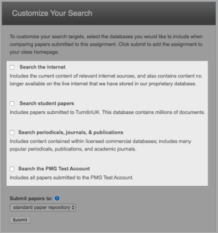 Quick submit – Turnitin Guides