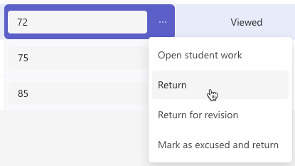 Working with grades using Microsoft Teams Feedback Studio – Turnitin Guides
