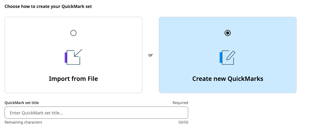[Nuevo] Creación de QuickMark y conjuntos en el Administrador de QuickMark – Guías de Turnitin