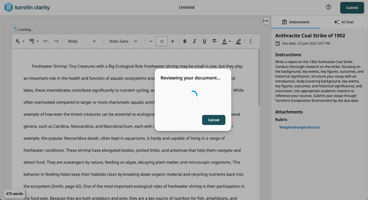 Writing in Turnitin Clarity – Turnitin Guides