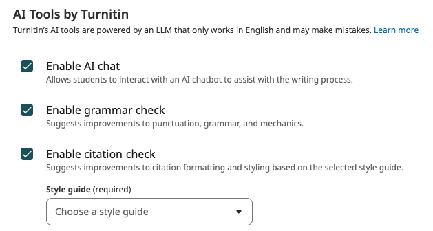 AI Tools with Turnitin Clarity – Turnitin Guides