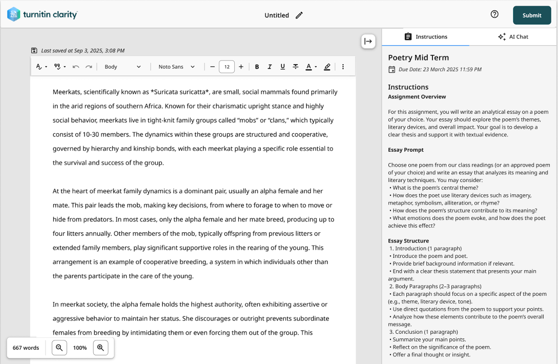 Getting Started with Turnitin Clarity for Students – Turnitin Guides