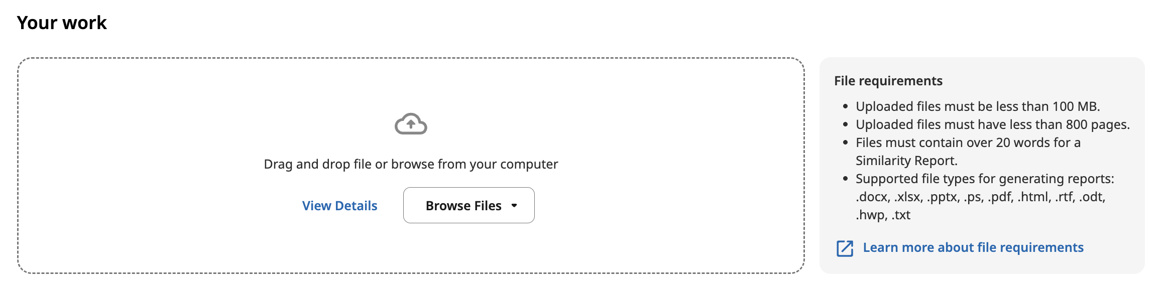 Submitting to a Standard Assignment – Turnitin Guides