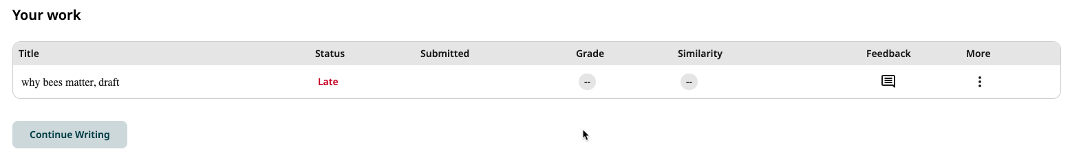 Submitting a Clarity assignment – Turnitin Guides