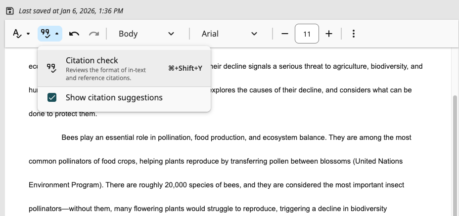 Writing in Turnitin Clarity – Turnitin Guides