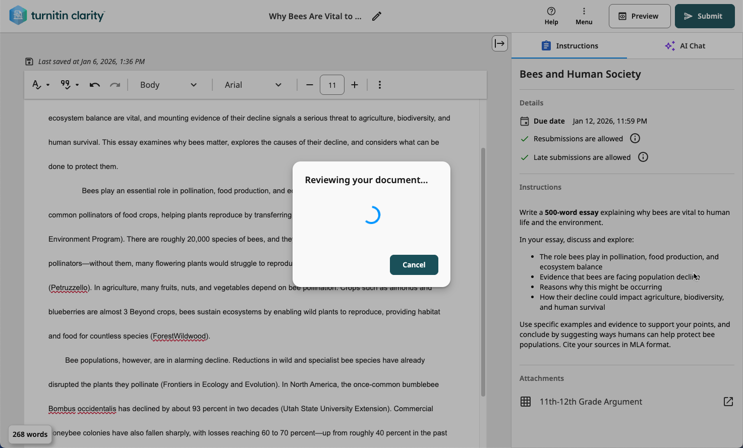 Writing in Turnitin Clarity – Turnitin Guides